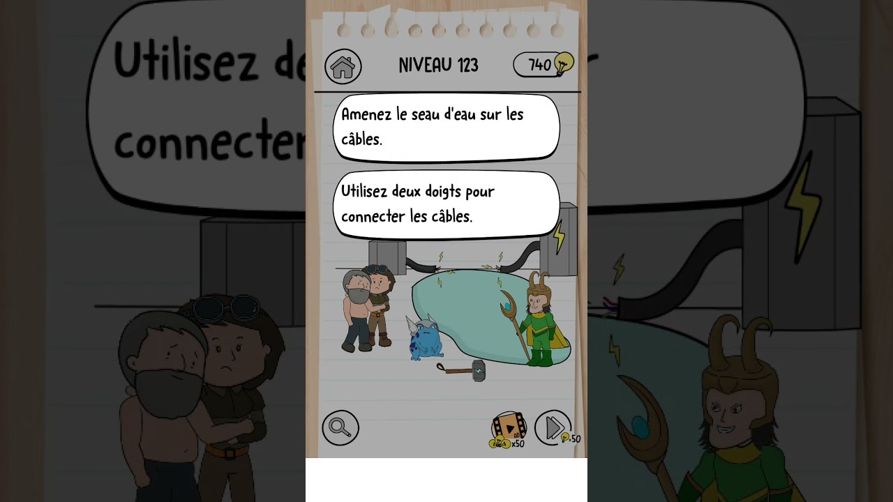 Brain test 3. Niveau 123. Level 123 solution - YouTube