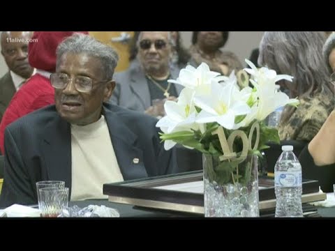 Former Clark professor turns 100 - YouTube