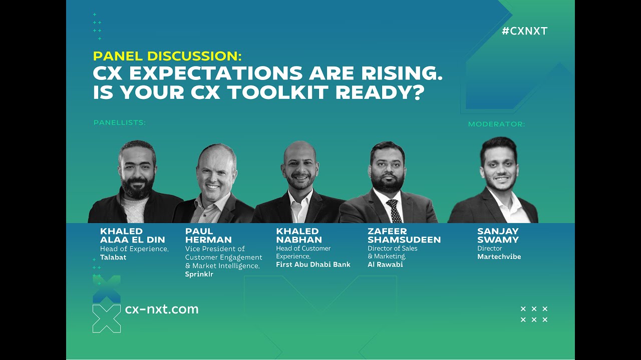 PANEL DISCUSSION – CX Expectations are Rising. Is Your CX Toolkit Ready ...