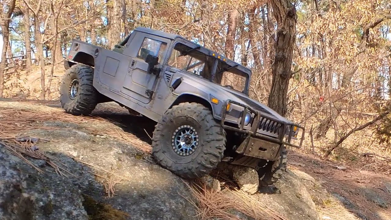 #3D PRINTED RC CAR #HUMMER H1 2 door #PICKUP BODY #Rock crawling # ...