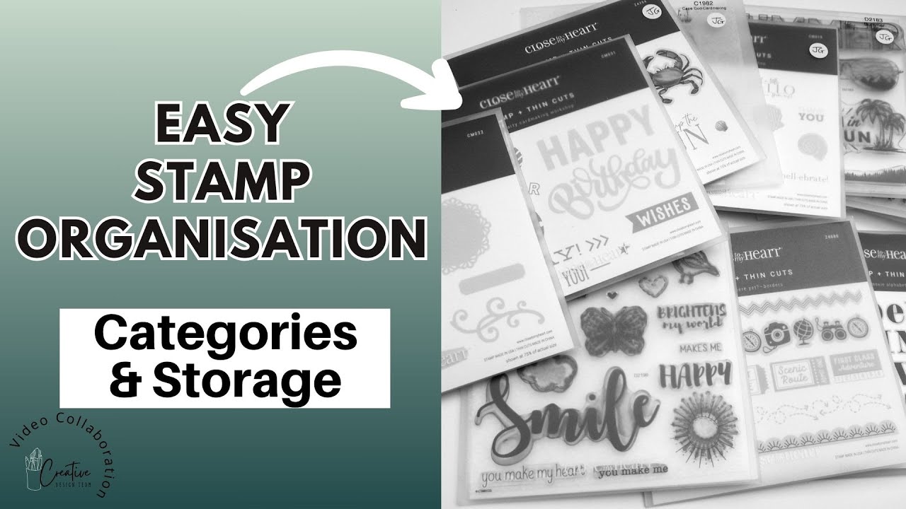 Easy Stamp Organisation - Categories & Storage for all my Stamp Sets ...