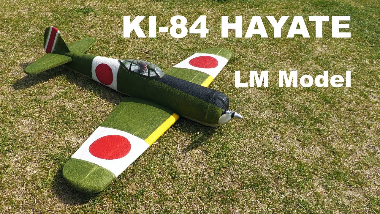 KI-84 HAYATE LM Model | EPP RC airplane | 4K | 2022 - YouTube