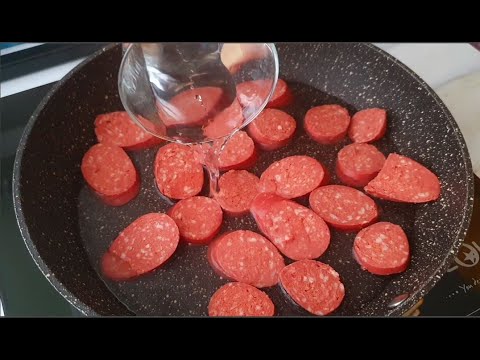 SUCUĞU BÖYLE PİŞİRİN VAZGEÇEMEYECEKSİNİZ , YAĞSIZ Sucuk Nasıl Pişirilir?Püf Noktası.Sucuklu yumurta