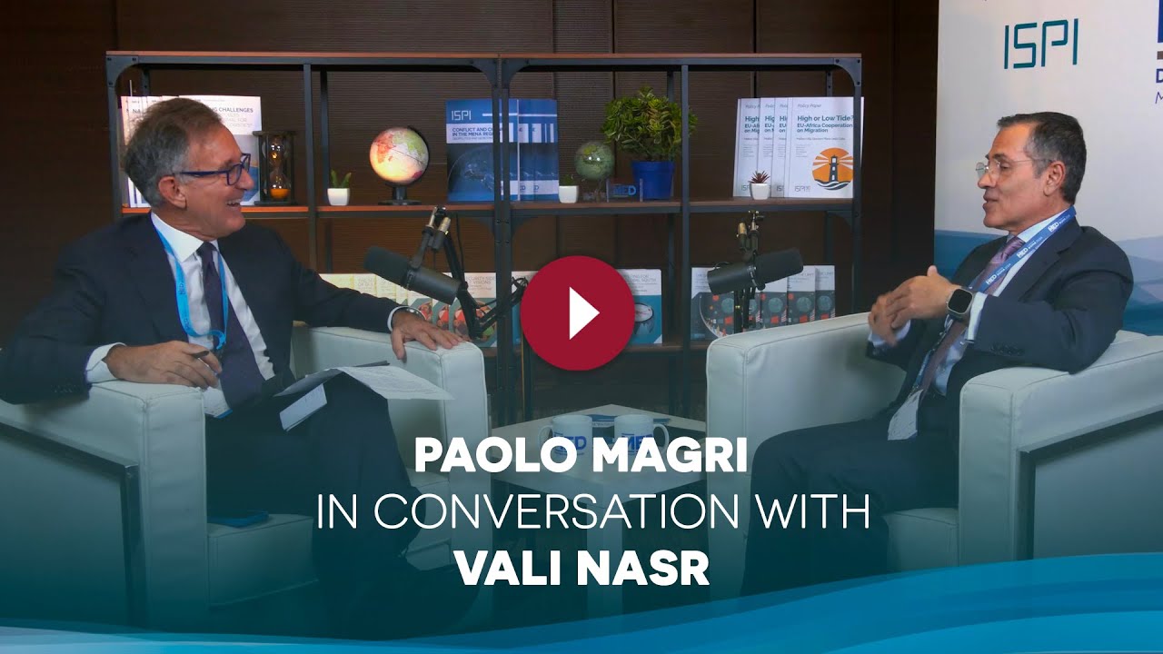 Paolo Magri in conversation with Vali Nasr #MED2024 - YouTube