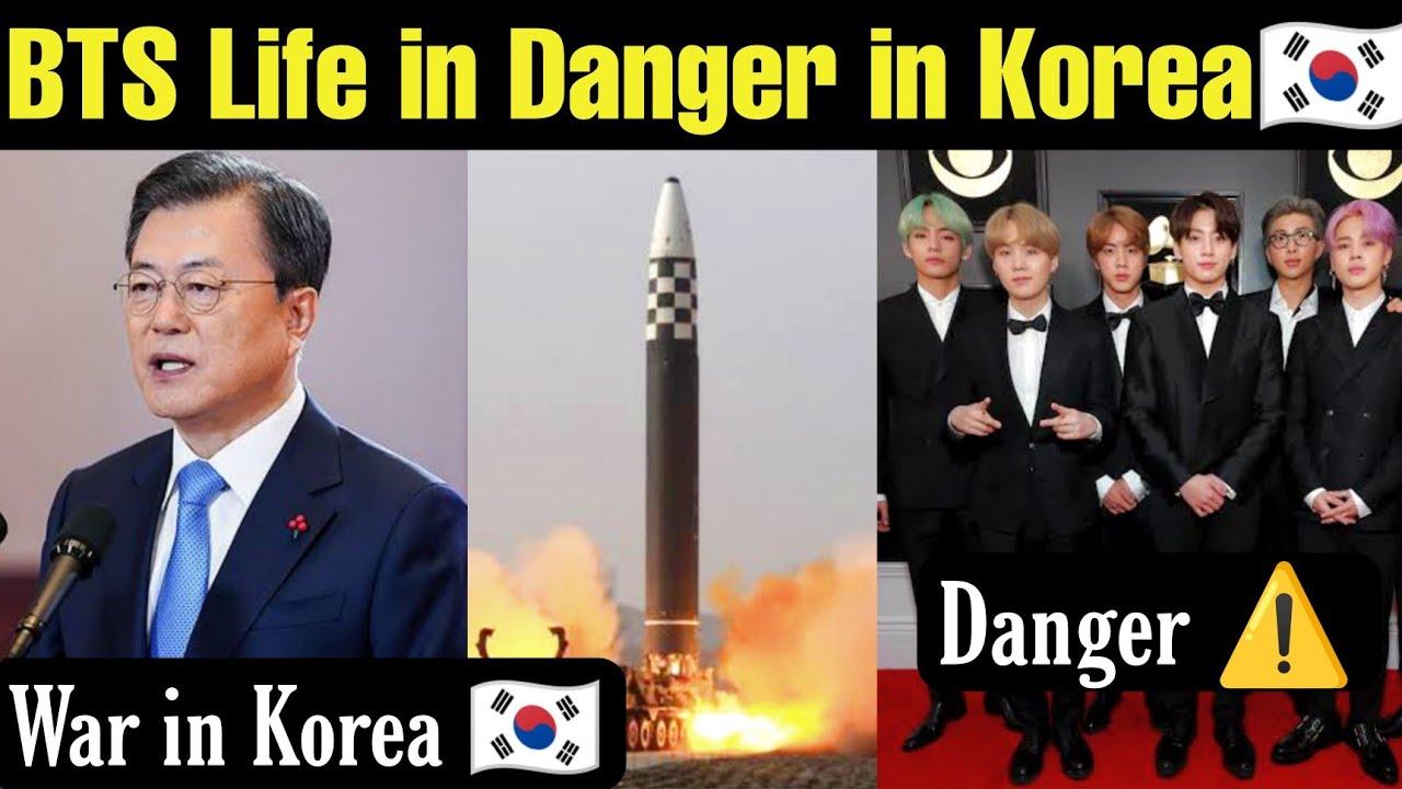 War started in Korea 🇰🇷 BTS Life in Danger ⚠️ Plz Save BTS 😫 Korea War Time Alert 😱 #bts # ...