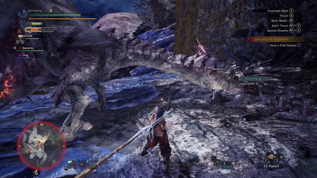 monster hunter world get that pink rathian - YouTube