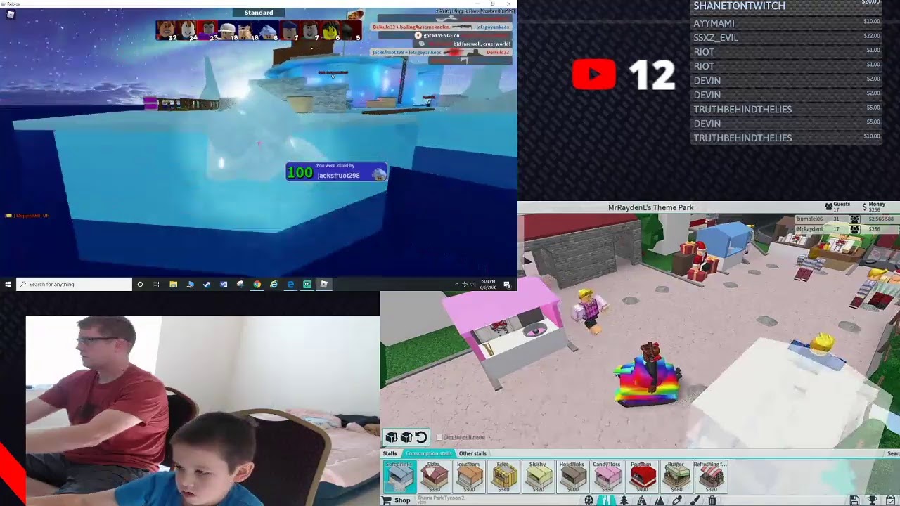 Lets Play, Roblox live! Father and Son Gaming Saturday! - YouTube