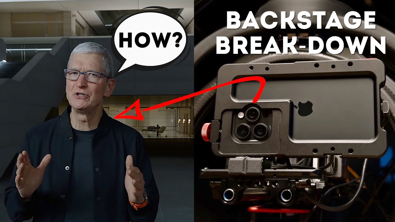 Apple Event Shot on iPhone 15 Pro Max Backstage Break-Down - YouTube