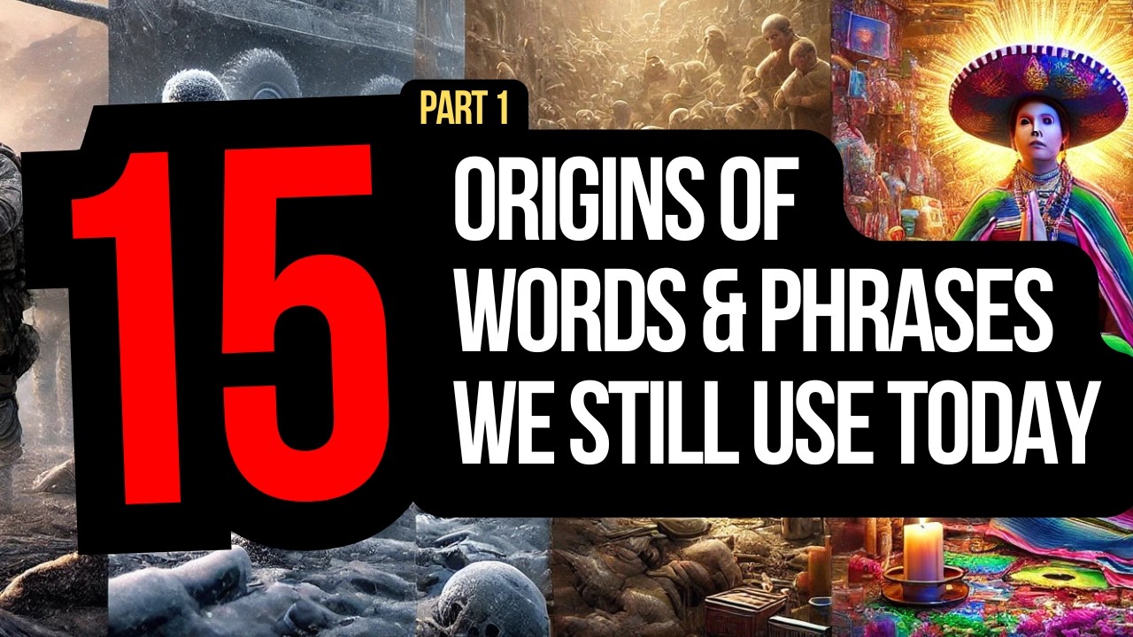 15 Origins of Words & Phrases We Still Use Today (Part 1) #etymology # ...