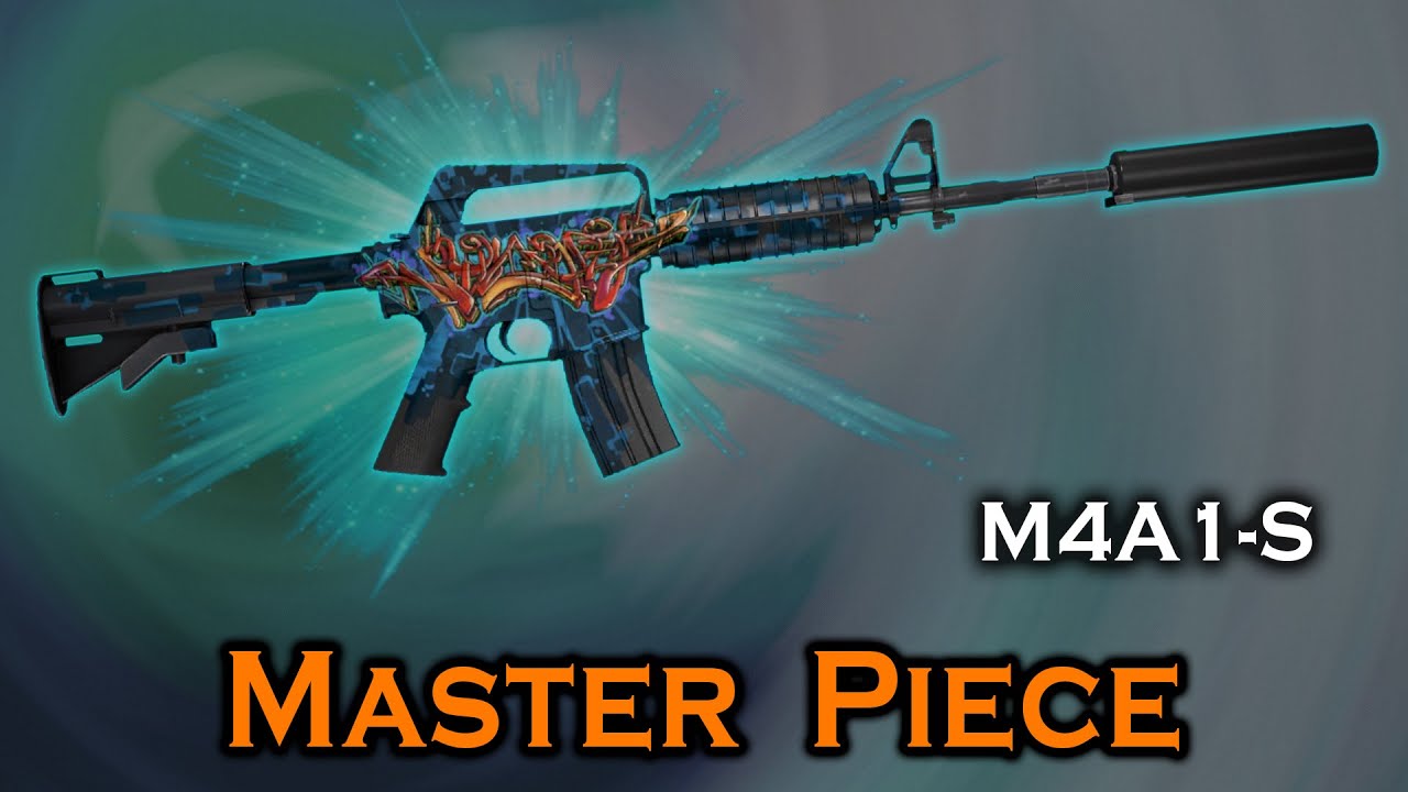 Master Piece M4A1-S StatTrak stickers skin preview FN/MW/FT/WW/BS - YouTube
