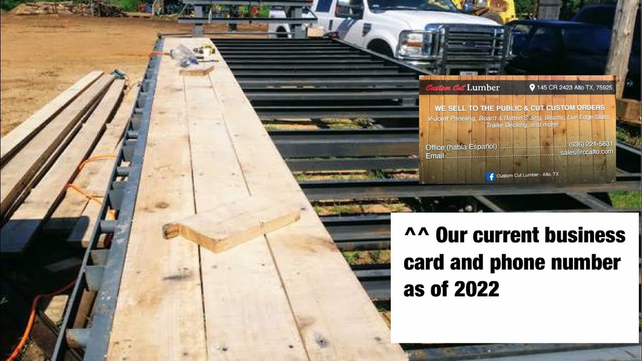 Oak Trailer Decking Lumber sales and Installation == call 936-221-5831 ...