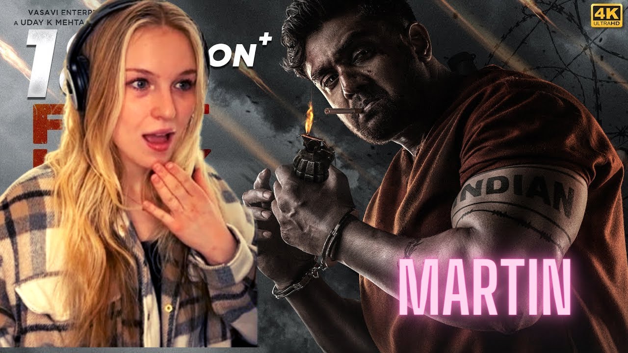 Martin Teaser Blind REACTION!! | Dhruva Sarja | AP Arjun | Uday K Mehta ...