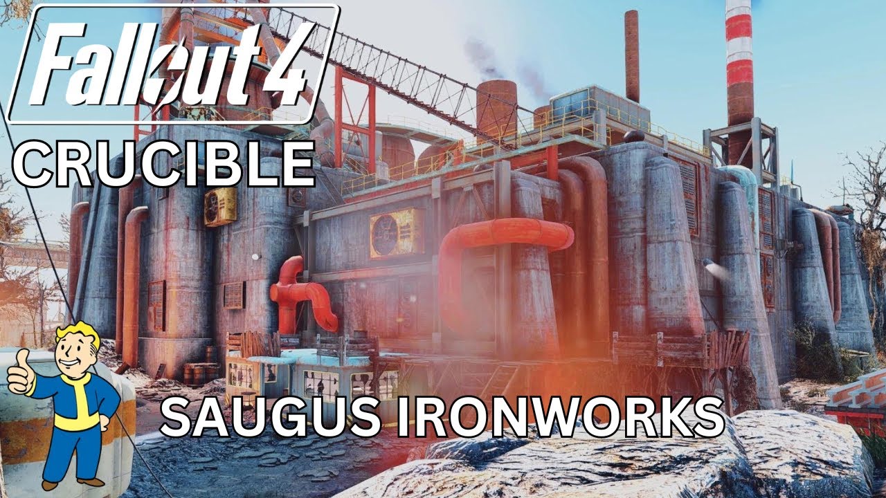 Crucible Saugus Ironworks The Story of Fallout 4 Part 14 - YouTube