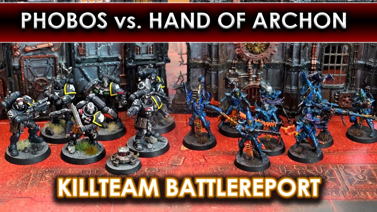 Phobos Strike Team vs. Hand of the Archon (Space Marines vs. Drukhari) - Killteam 2024 ...
