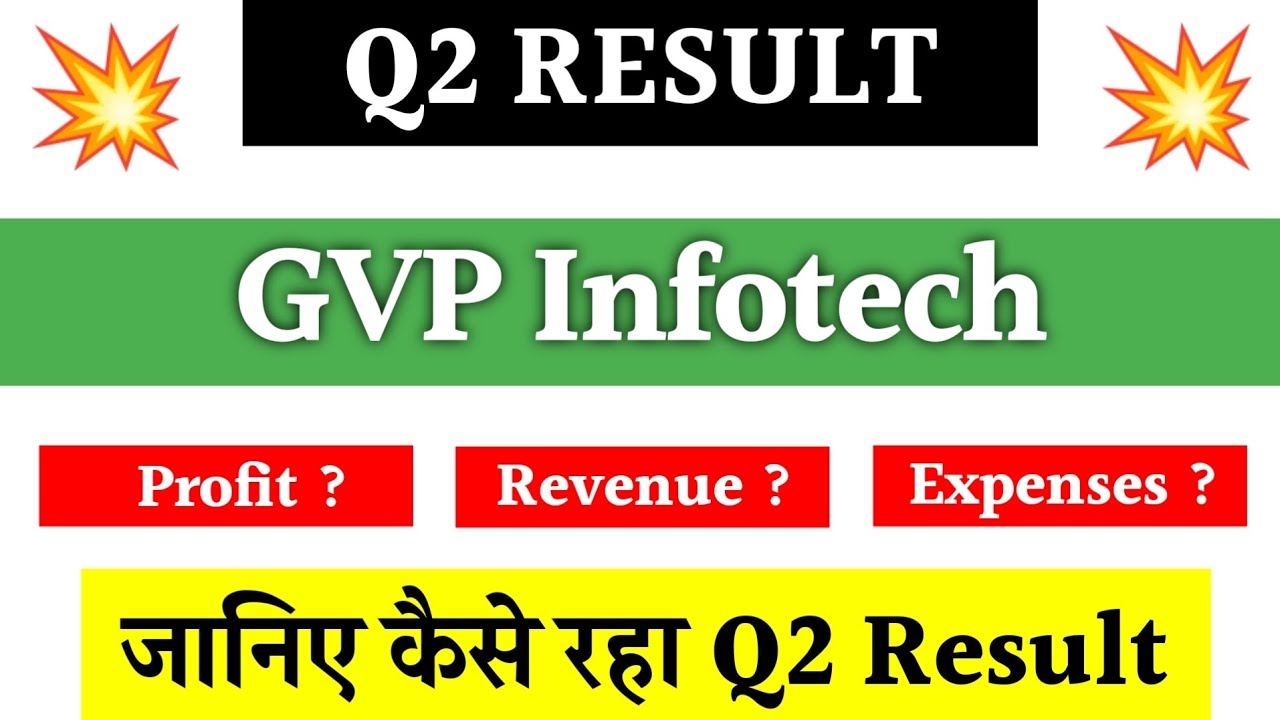 GVP INFOTECH LIMITED SHARE Q2 RESULTS 2025 |GVP INFOTECH LIMITED SHARE ...