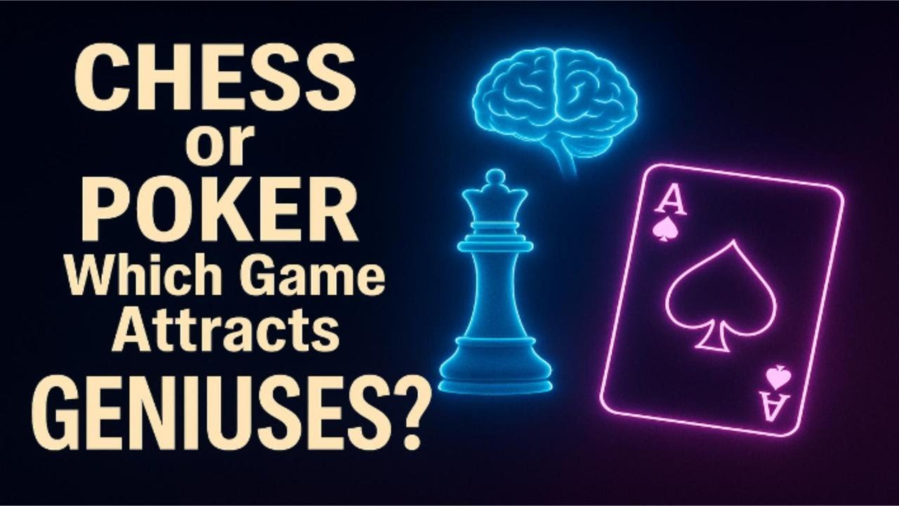 CHESS or POKER Which Game Attracts GENIUSES - YouTube