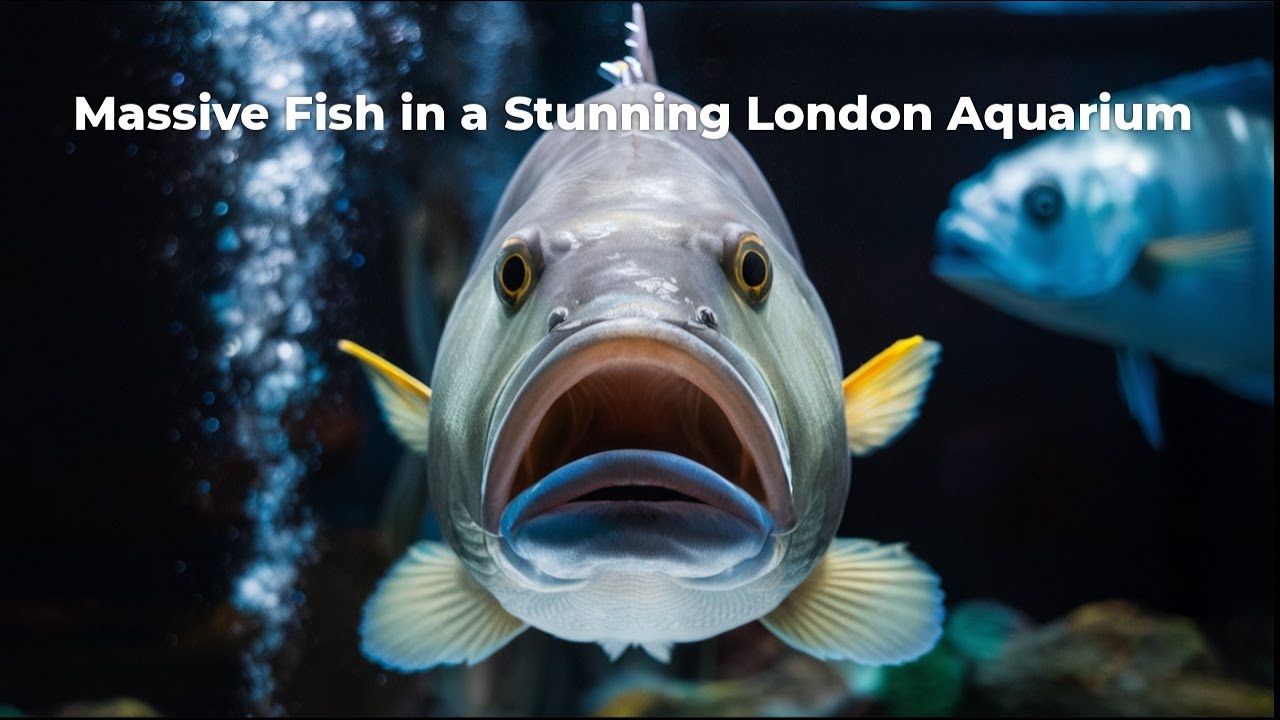 Massive Fish in a Stunning London Aquarium - YouTube