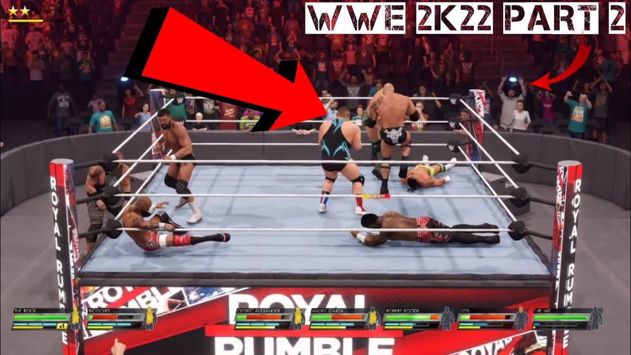 Watch the Epic Royal Rumble Match in WWE 2K22 #gameplay - YouTube