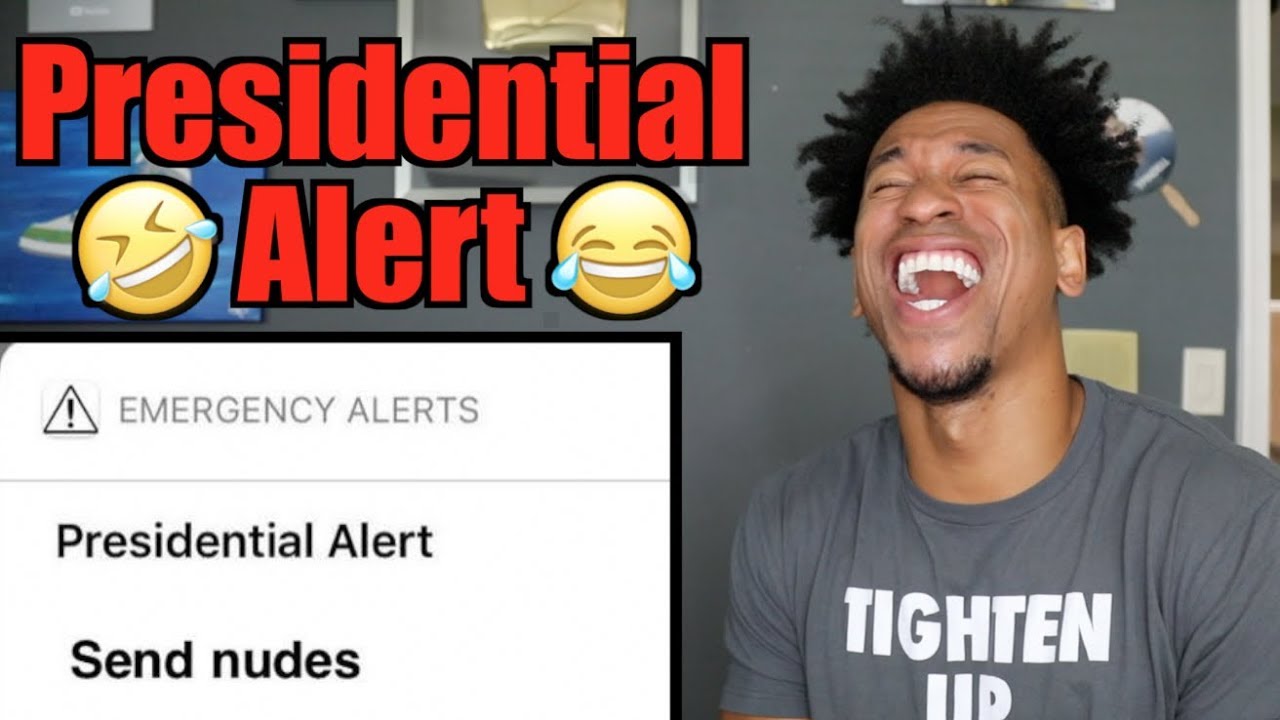 Funniest Presidential Alert Memes - YouTube