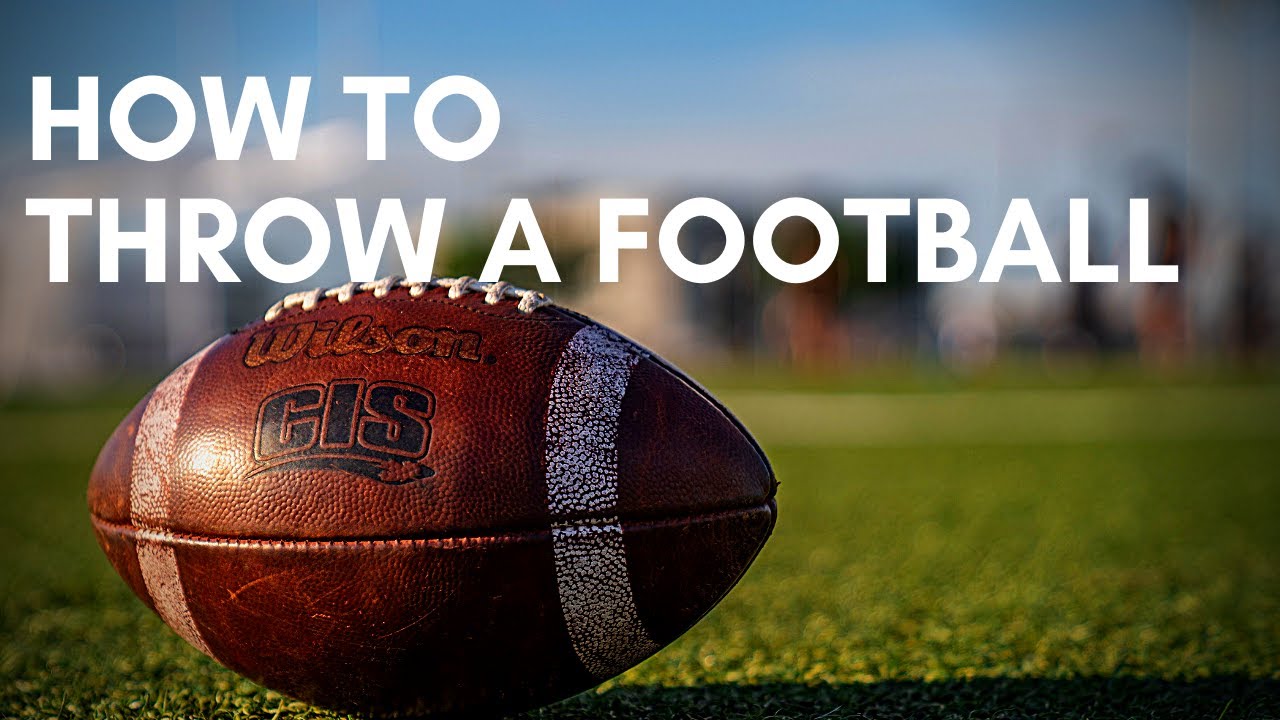 How to Throw A Football with Coach Ron Whitcomb - YouTube
