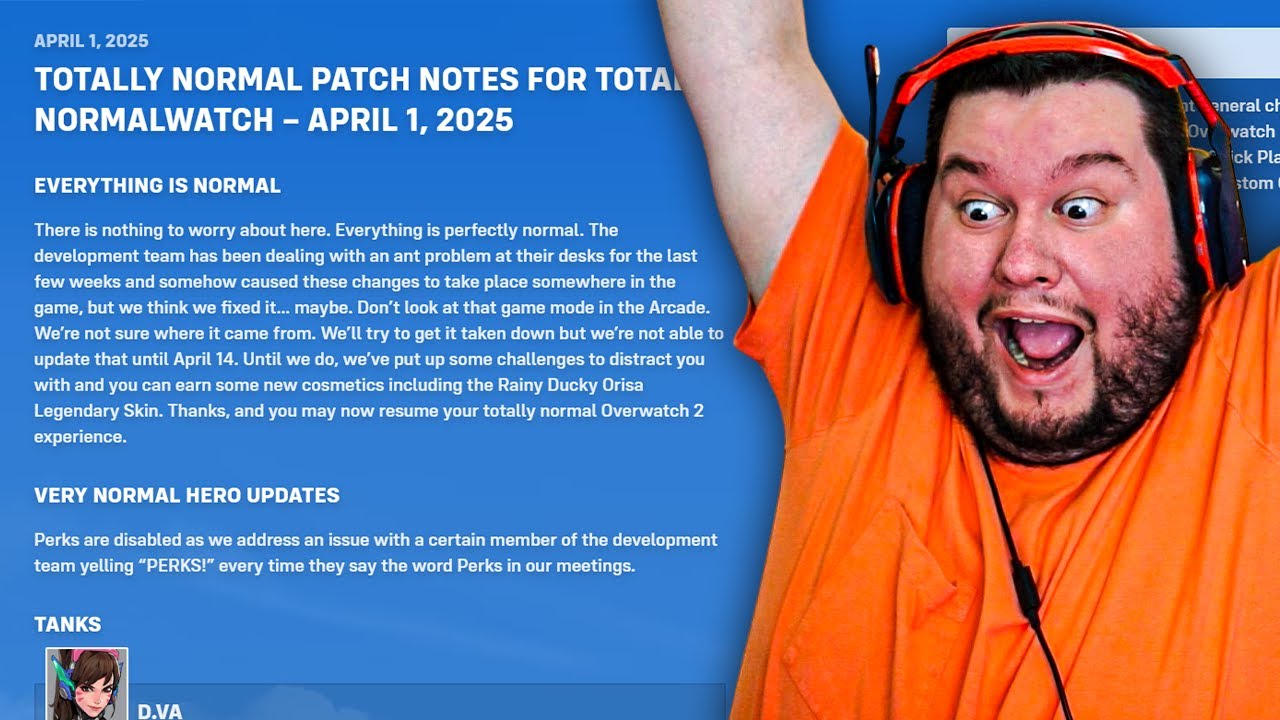 The April Fools Overwatch 2 Patch Notes Are Here!!! - YouTube