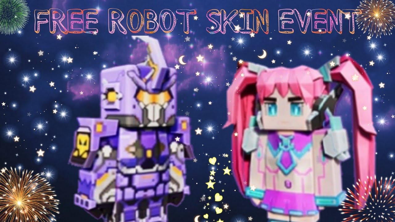 new FREE event in blockman go "robot skin" - YouTube