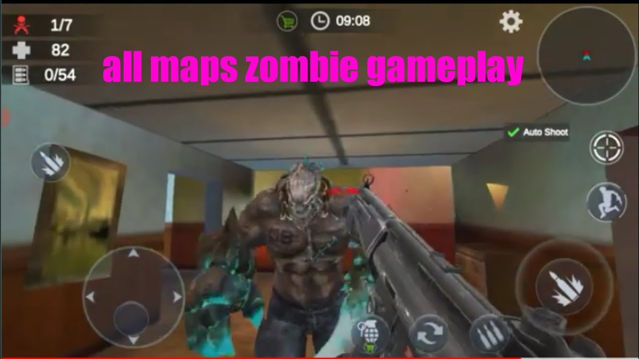 all maps zombie gameplay - YouTube