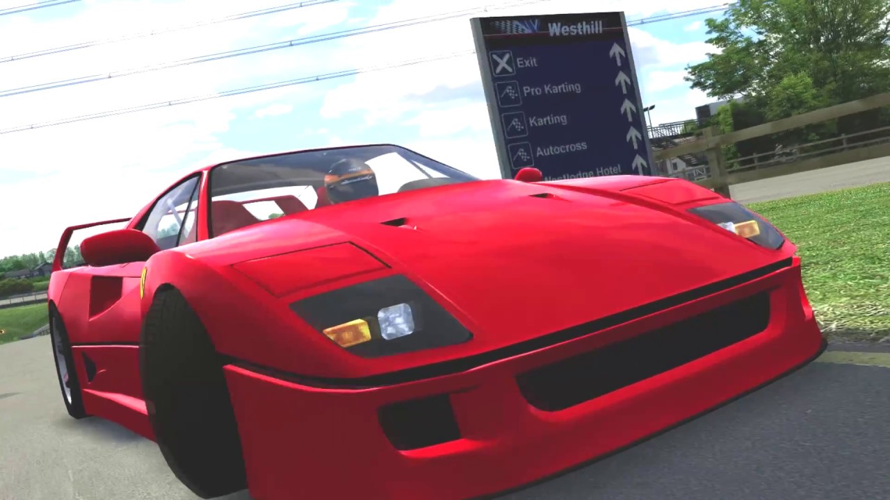 LFS-FERRARI F40 - YouTube