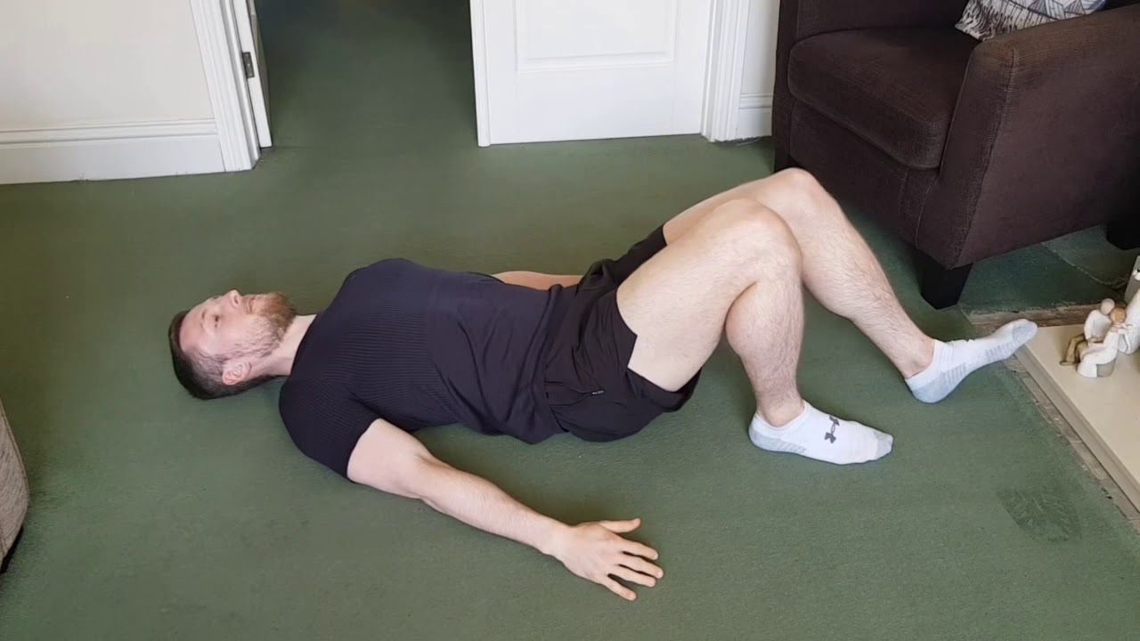 B-Stance Glute Bridge - YouTube