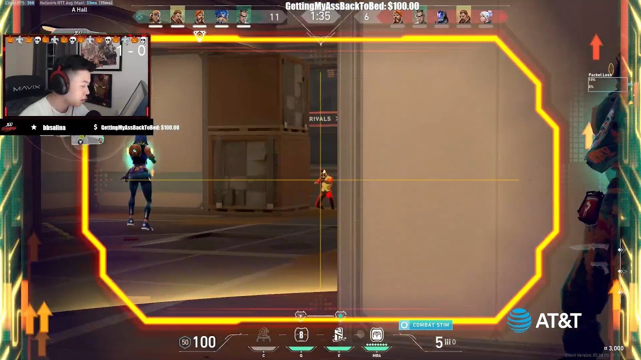 100T DERREK CHAMBER VALORANT RANKED GAMEPLAY [Full Match VOD] - YouTube