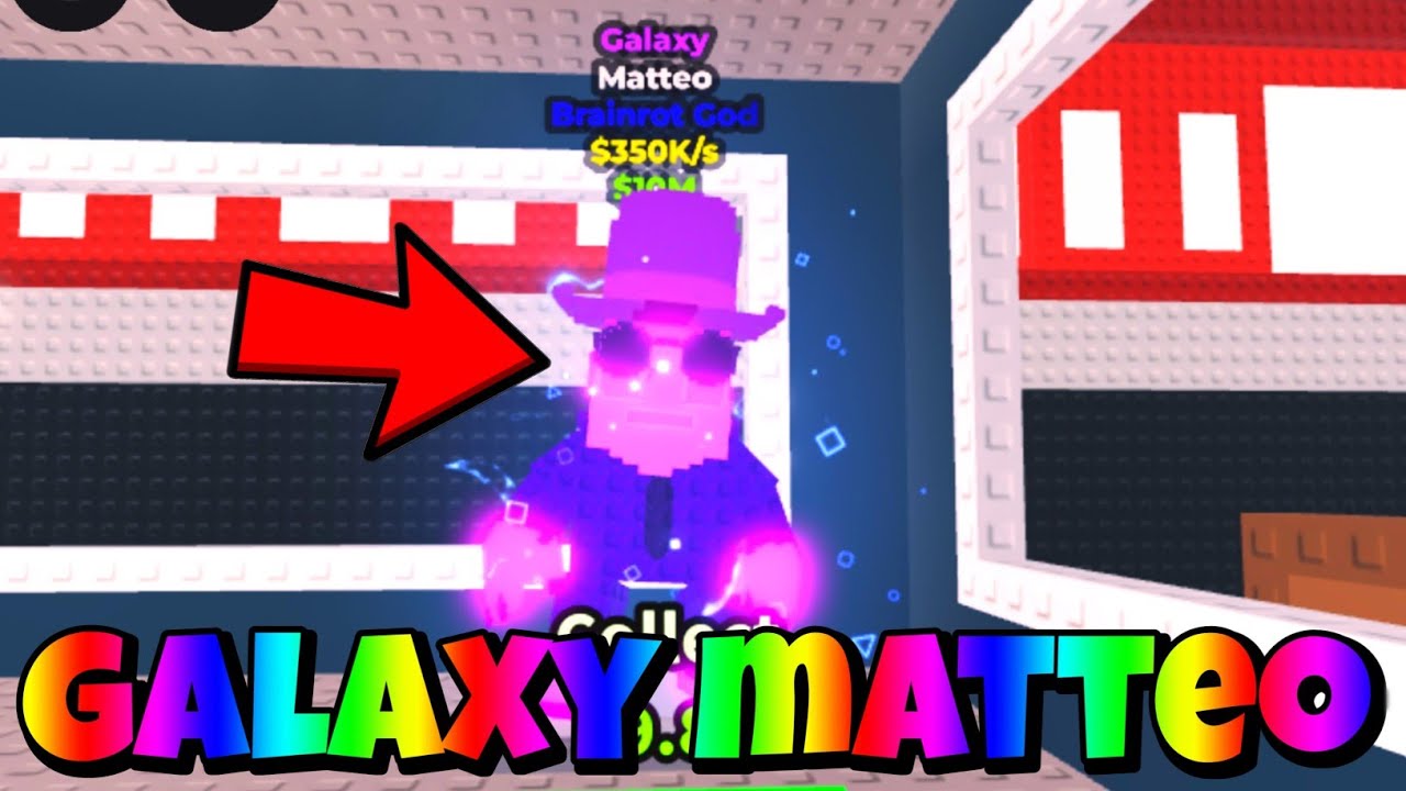 HOW I STEAL GALAXY MATTEO In Steal A Brainrot Roblox? - YouTube