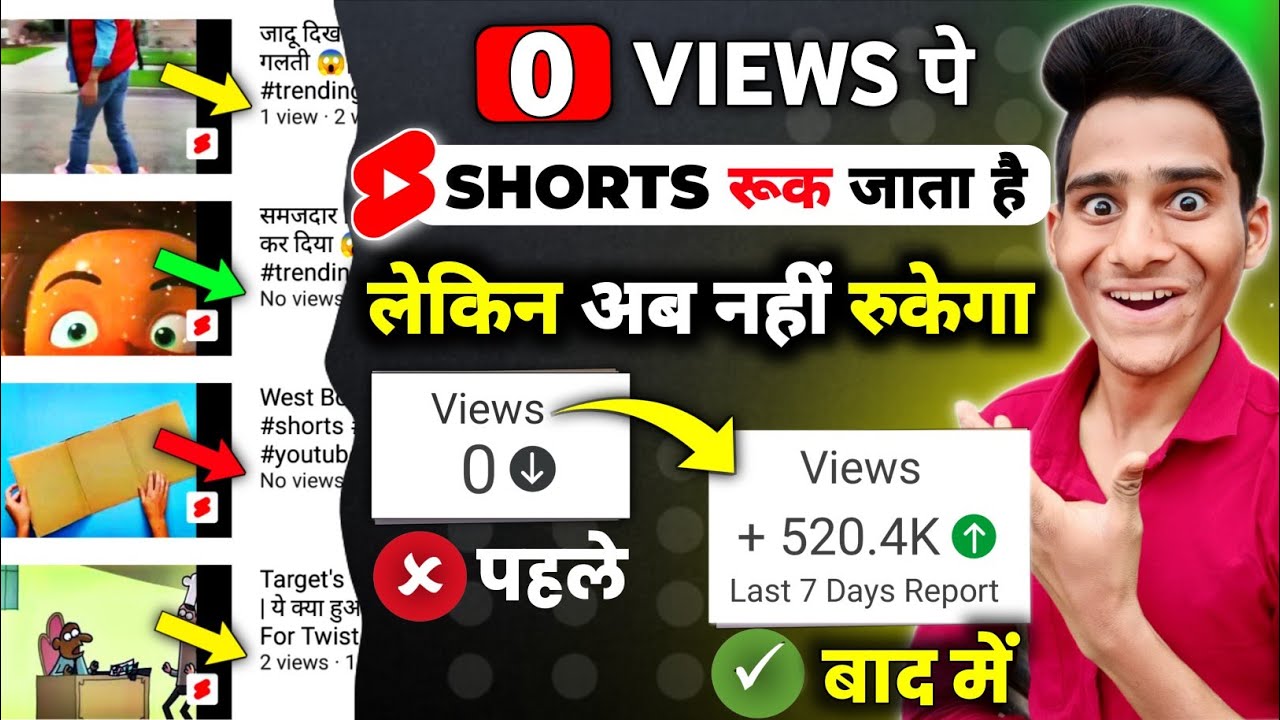 YouTube Shorts 0 Views Problem | Shorts 0 Views Problem | Shorts Views Freeze Problem | Solution ...