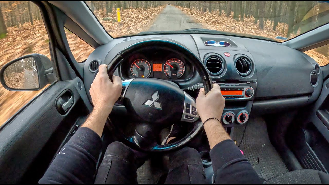 2011 Mitsubishi Colt VII [1.3 MIVEC 95H] |0-100| POV Test Drive #1445 ...