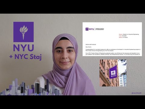New York Üniversitesi'ni ve NYC'de Stajı Nasıl Kazandım? Kader gibi bir şey oldu...