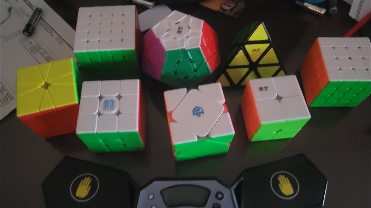 Solving All My WCA Puzzles - YouTube