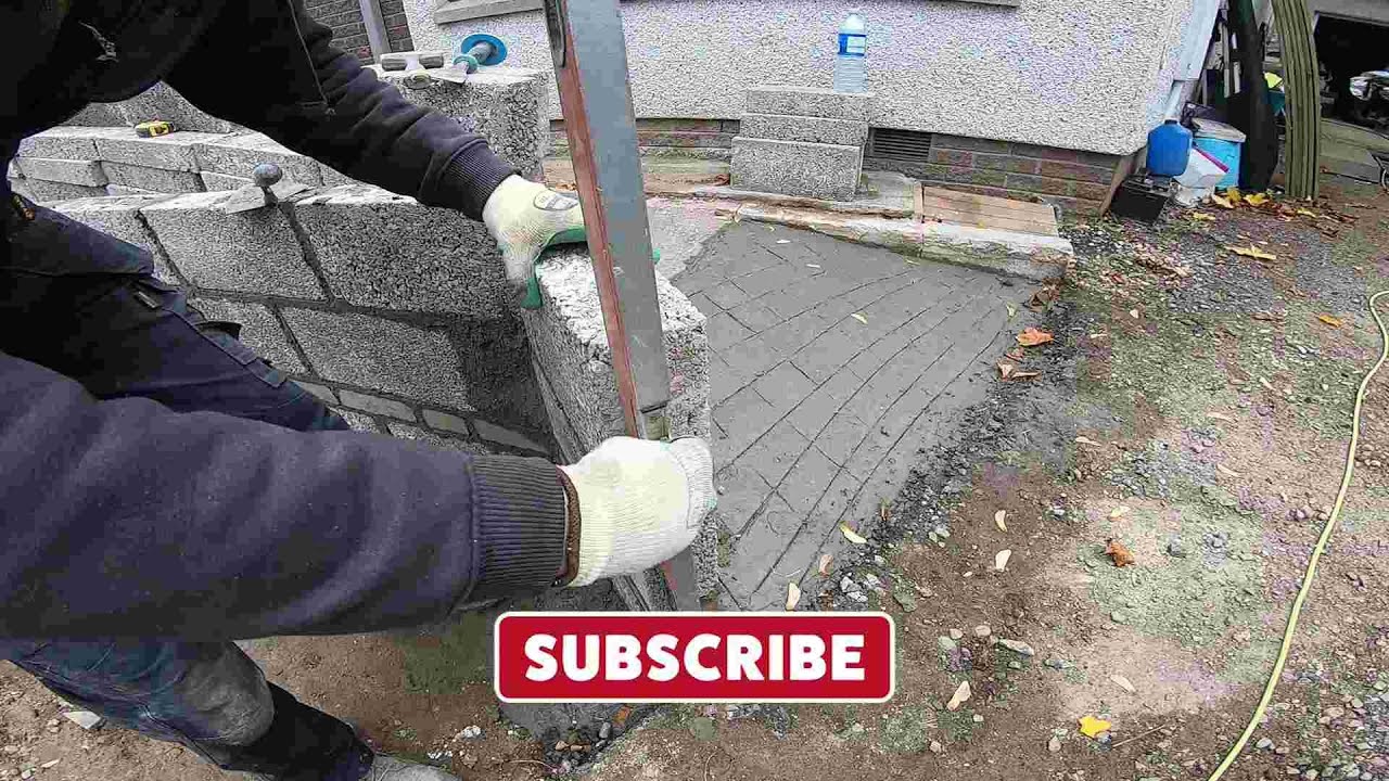 Building a wall & Ramp - YouTube