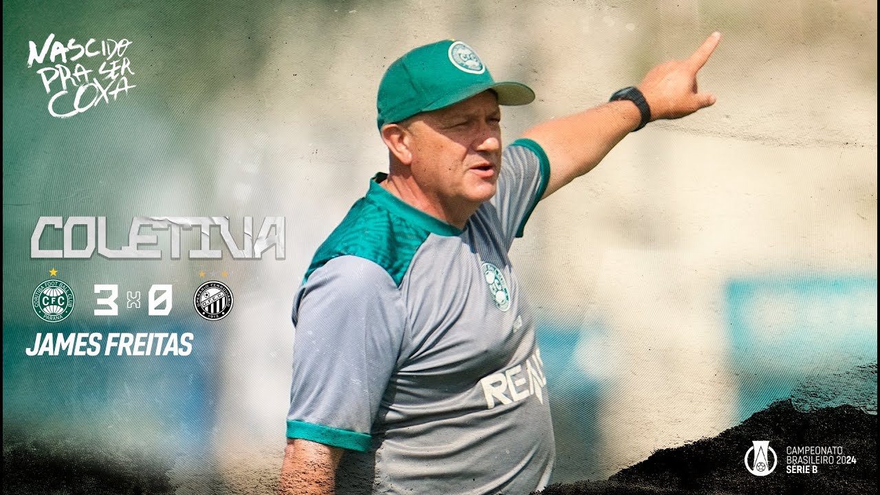 CORITIBA 3 X 0 OPERÁRIO | BRASILEIRO 2024 | COLETIVA JAMES FREITAS - YouTube