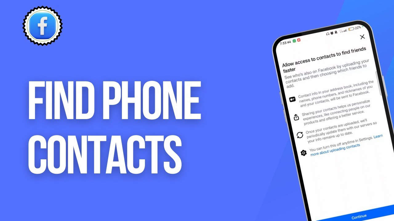 How to Find Phone Contacts on Facebook - YouTube