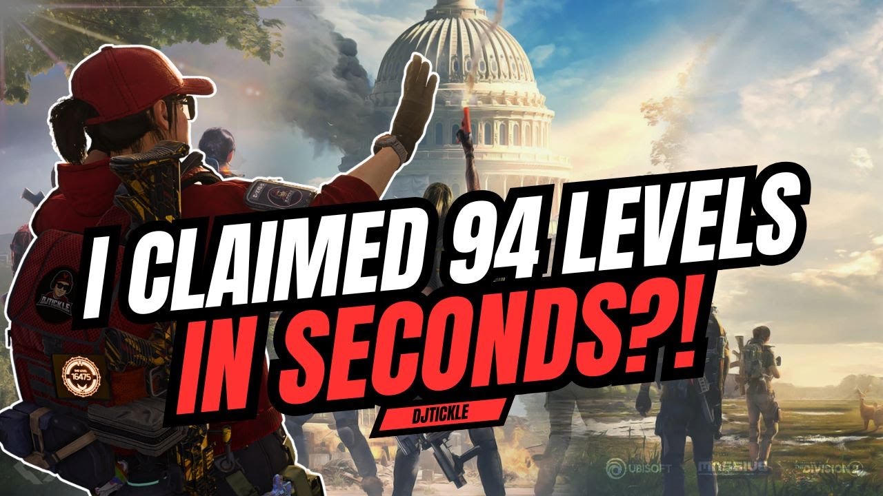 I CLAIMED 94 LEVELS IN SECONDS! #TheDivision2 - YouTube