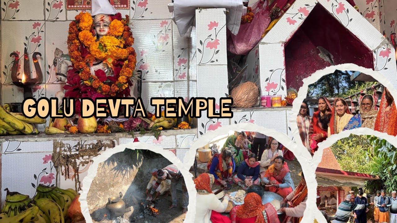 Golu Devta Temple Pooja in Rawaikhal 🙏🏻 #familyvlog #temple # ...