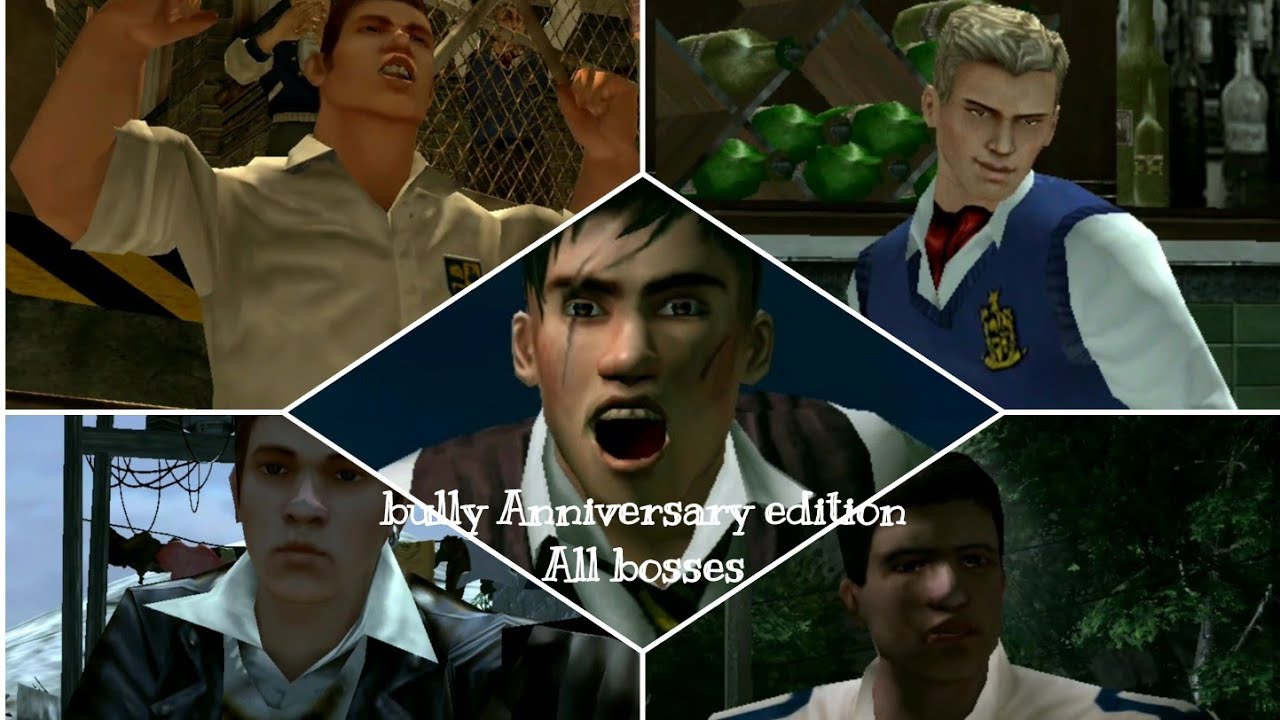 Bully Anniversary edition: All bosses - YouTube