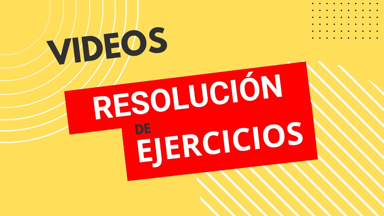Ejercicio 1, clase 13 - YouTube