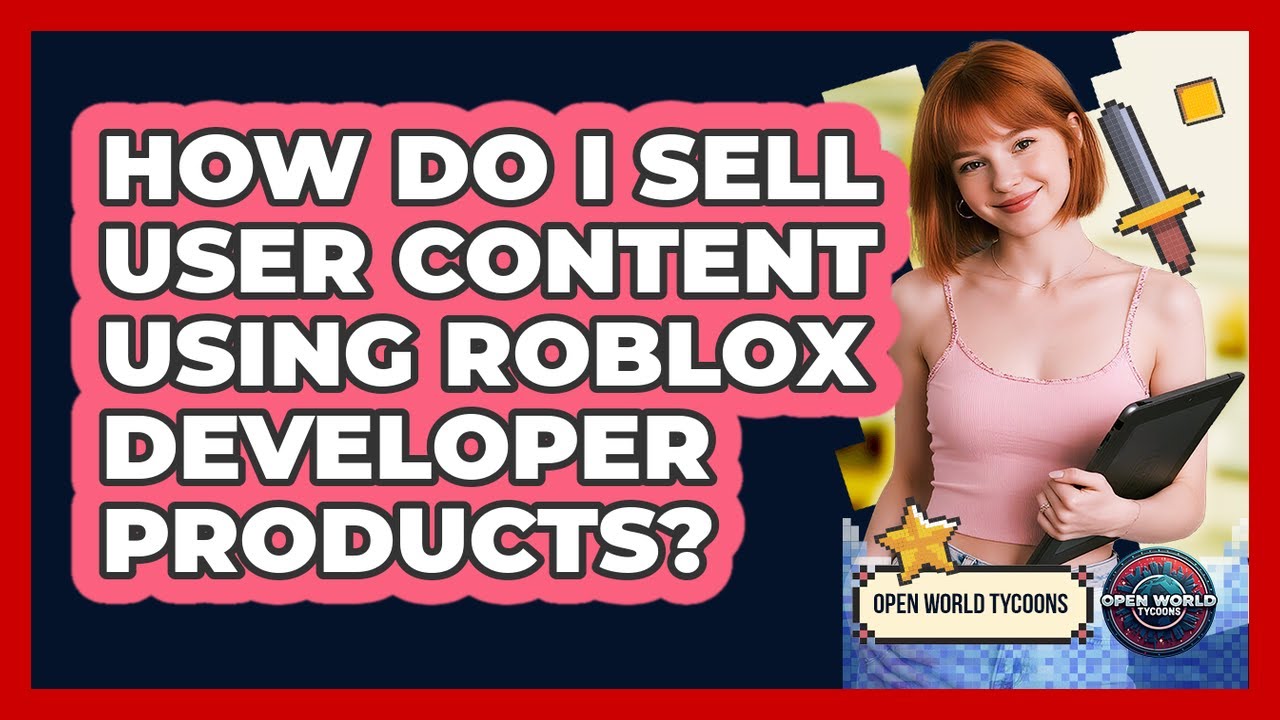How Do I Sell User Content Using Roblox Developer Products? - Open ...