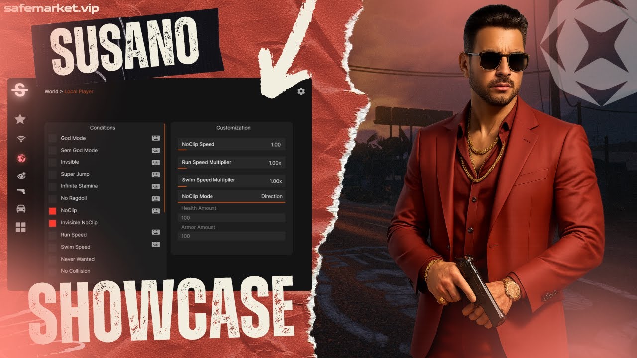 Susano FiveM Menu 🔥 NEW UPDATE | FULL SHOWCASE - YouTube