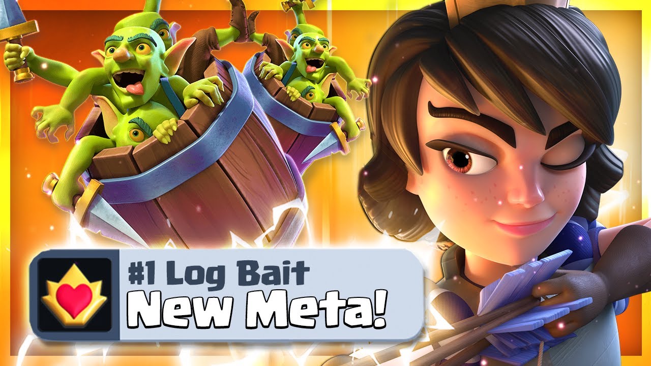 *NEW* BEST LOG BAIT DECK IN CLASH ROYALE!! 🏆 - YouTube