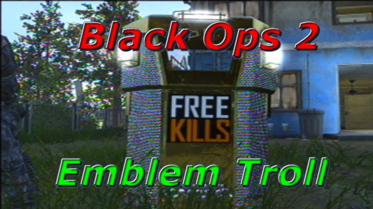 Black Ops 2: Funny Emblem Troll Ep #9 - YouTube