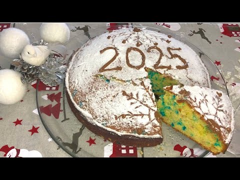 Βασιλόπιτα-Κέικ για το 2025. ΑΠΛΑ ΥΛΙΚΑ. Υπέροχη, Αφράτη, Χωρίς μίξερ ...