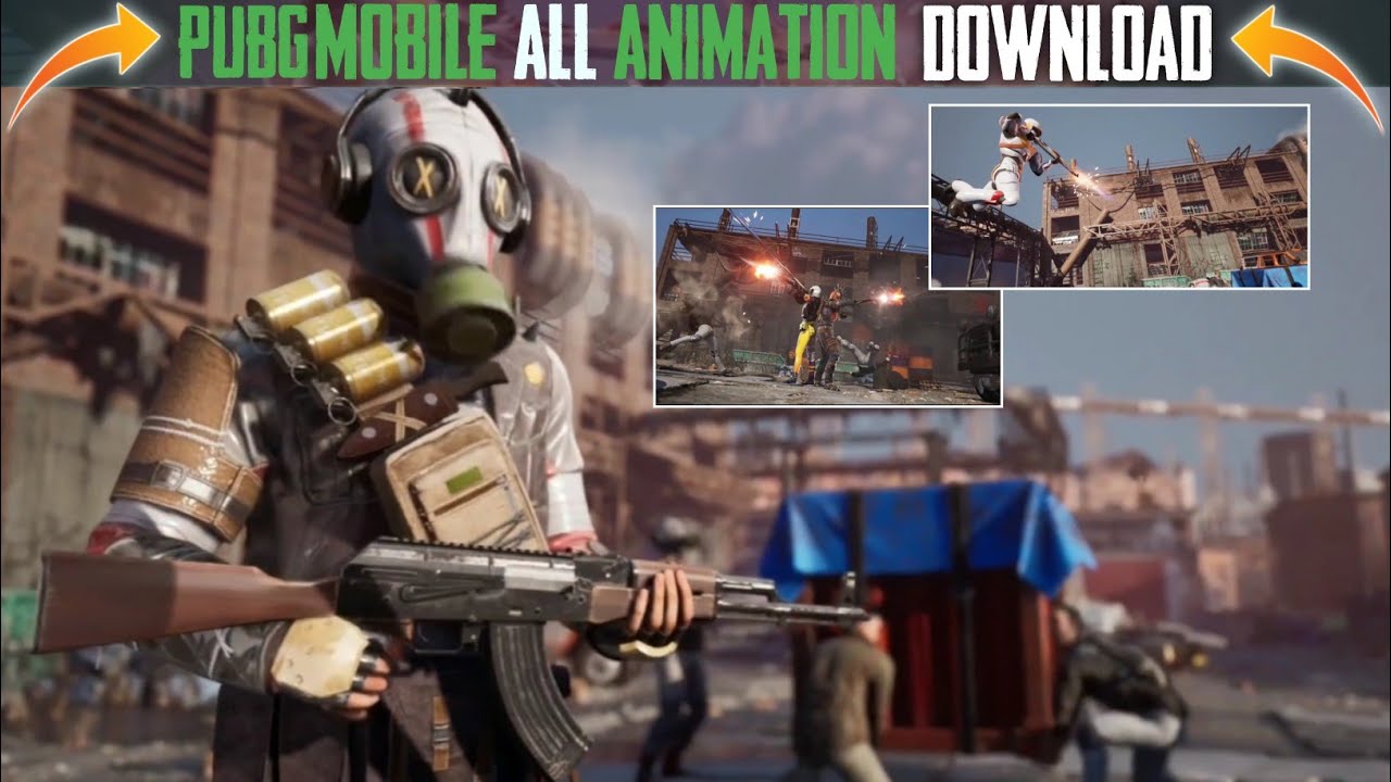 Pubg Mobile all animation download for intro and gameplays pubg mobile ...