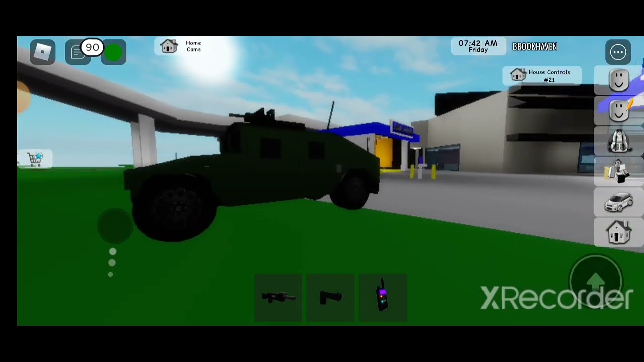 the watching military in Brookhaven rp (Roblox brookhaven rp) - YouTube
