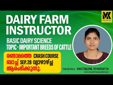 DAIRY FARM INSTRUCTOR||DAIRY SCIENCE|| IMPORTANT BREEDS OF CATTLE - YouTube